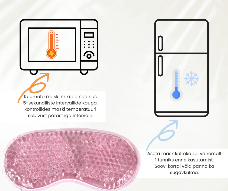 Lõdvestav silmamask | Näojooga | Nägemise parandamine - MaiWistik